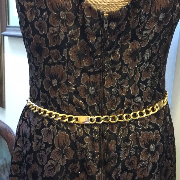 Vintage | Accessories | Vintage Heavy Gold Metal Chunky Belt 0cm | Poshmark